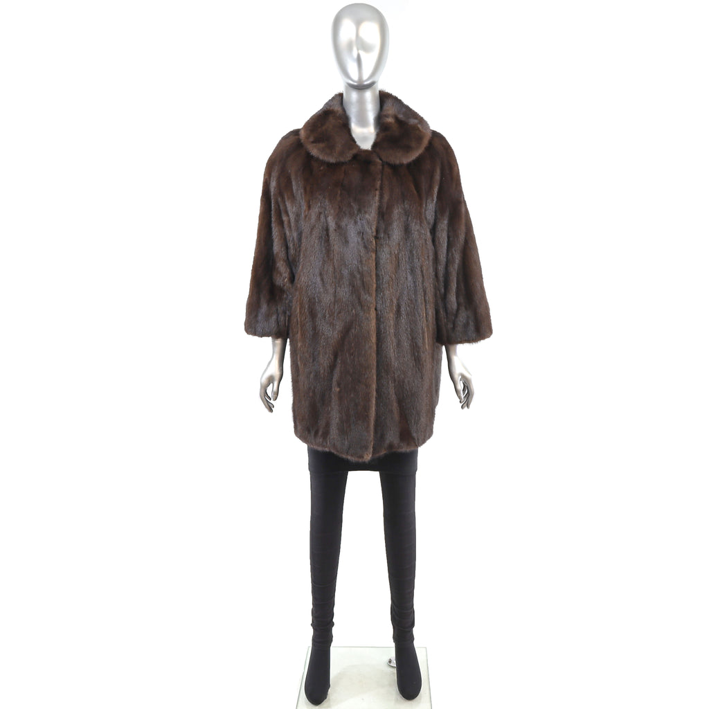 Mahogany Mink Stroller- Size XXXL | VintageFurs