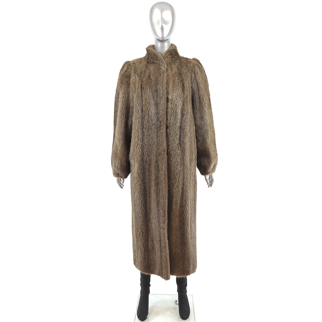 Nutria Coat- Size M | VintageFurs