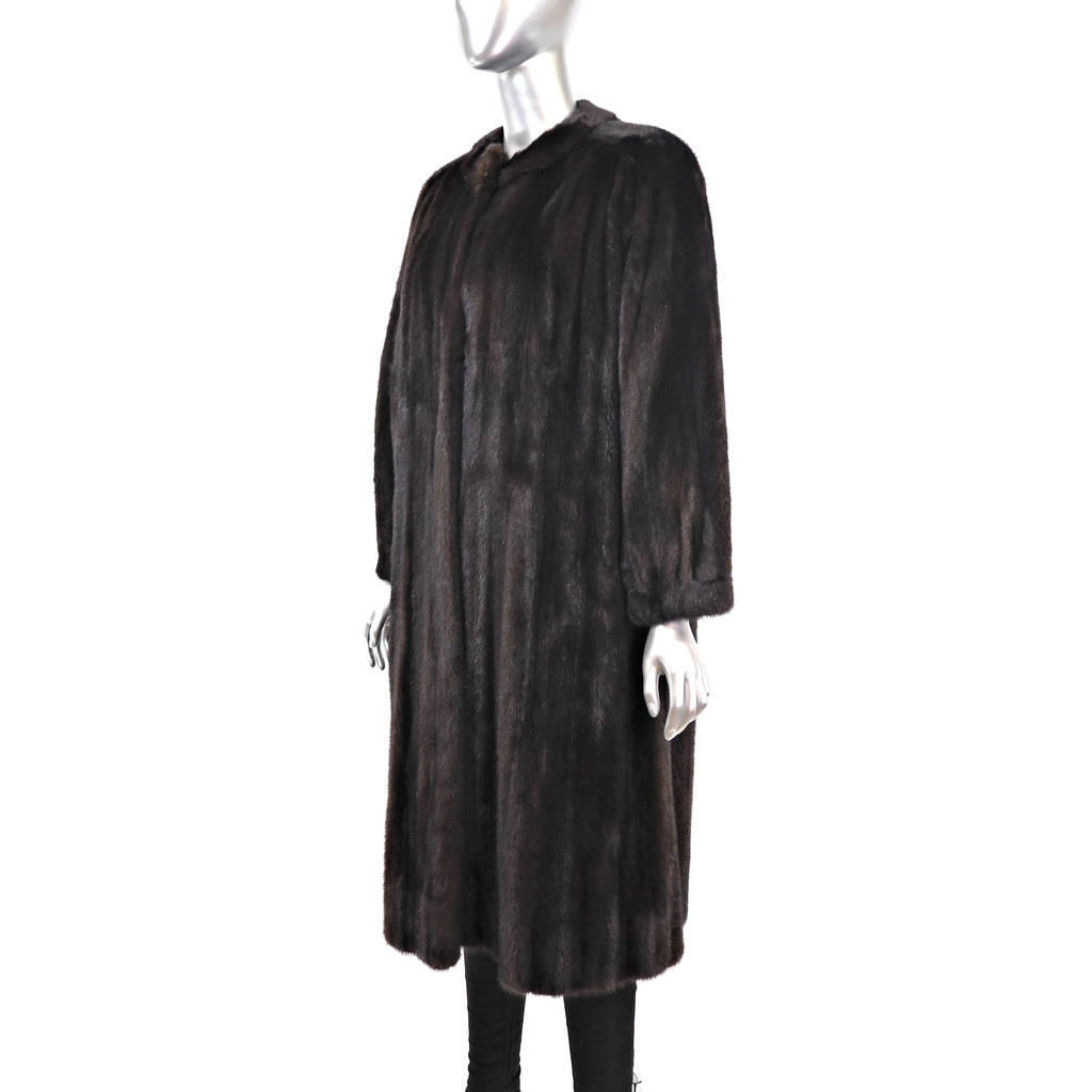 BEN KAHN Ranch Mink Coat- Size XL | VintageFurs